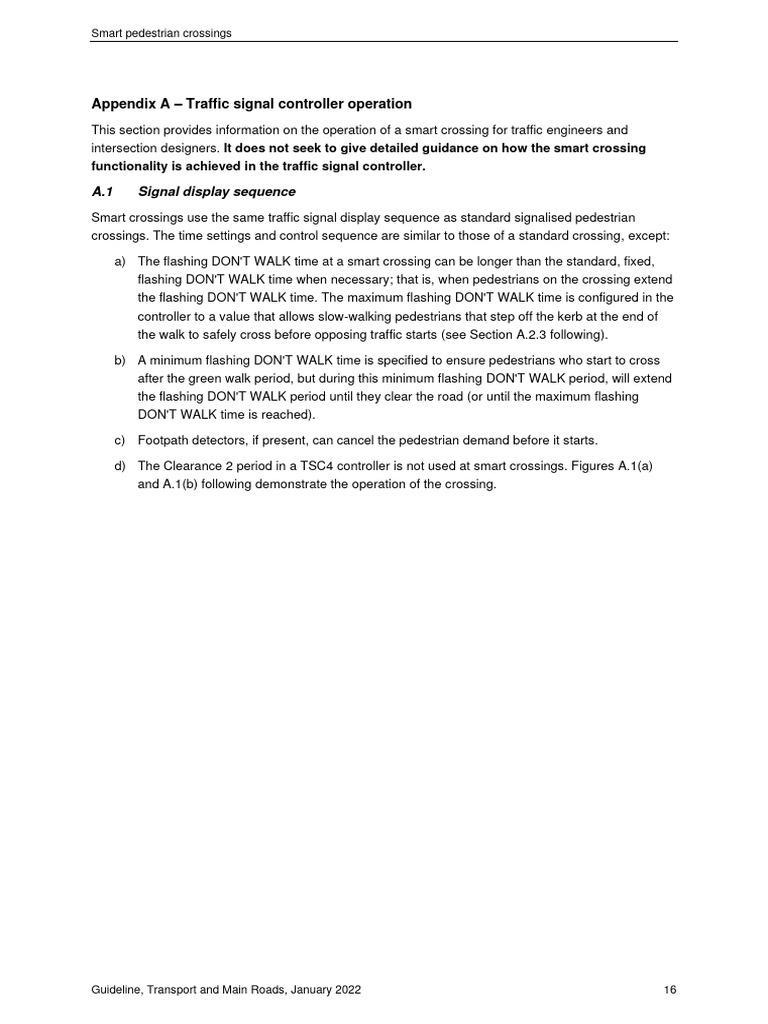 Part 6-Guideline-Smart-pedestrian-crossings | PDF | Traffic Light ...