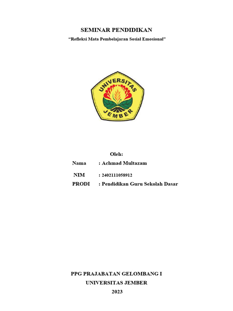 Refleksi PSE | PDF | Karier & Perkembangan