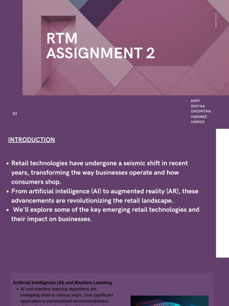 RTM 2 | PDF | Retail | Augmented Reality