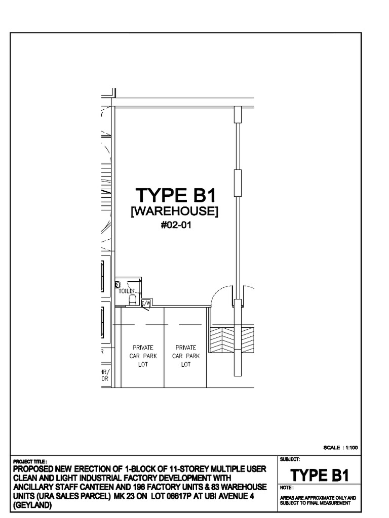 Ub1 02-01 Floor Plan | PDF