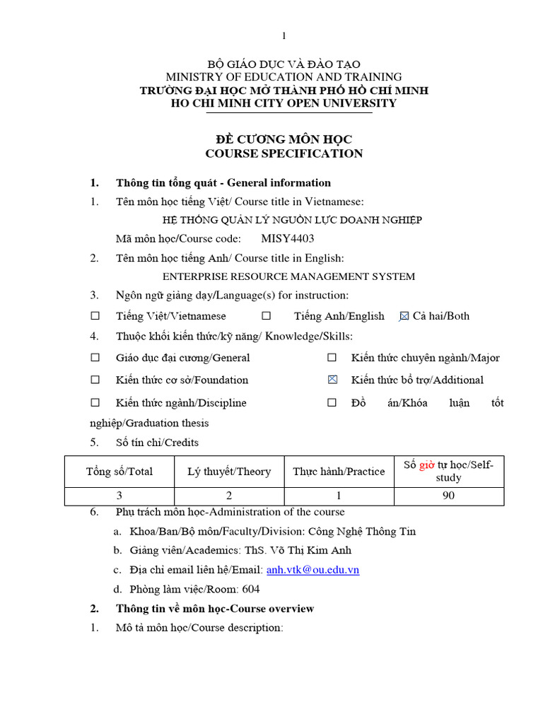 lms-MISY4403 He Thong Quan Ly Nguon Luc Doanh Nghiep | PDF