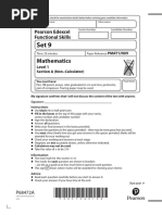City and Guilds Maths Level 2 Sample 4 | PDF | Multiple Choice