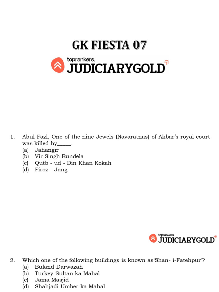 027ed104fc1bc-GK Fiesta 07 | PDF | Mughal Empire