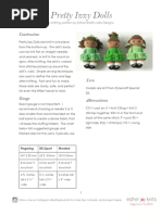 Free Izzy Doll Knitting Pattern PDF | PDF | Knitting | Yarn