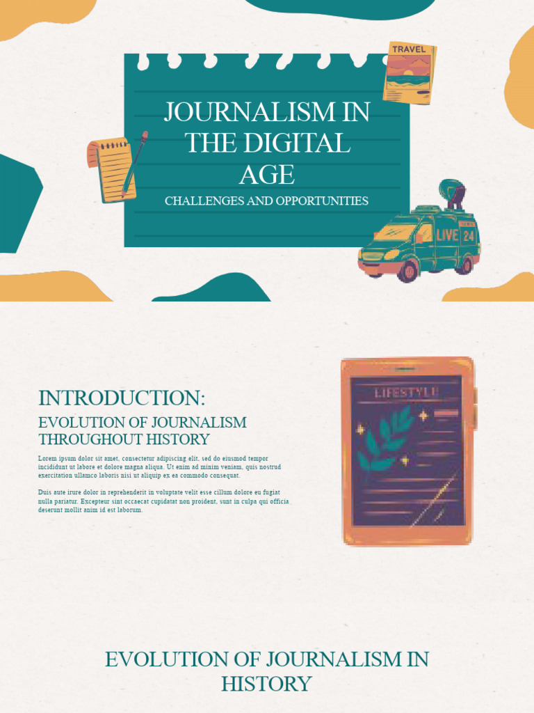 Yellow and Green Illustrated Journalism Presentation | PDF