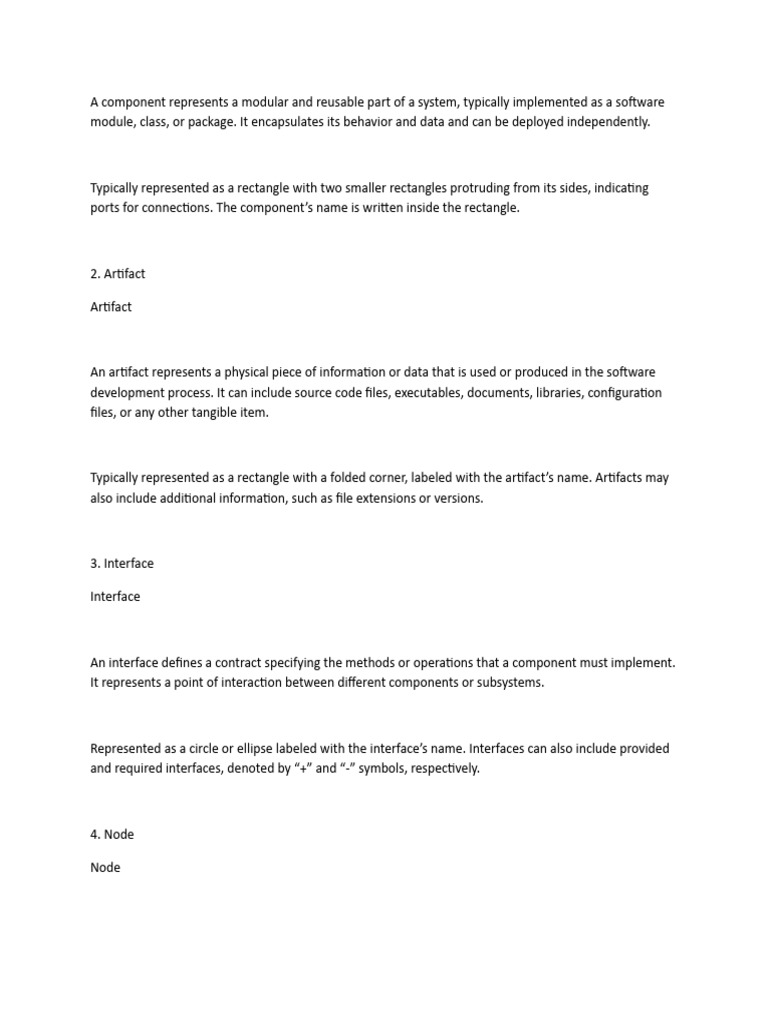A Component Represents A Modular And Reusable Part Of A System Pdf World Wide Web Internet