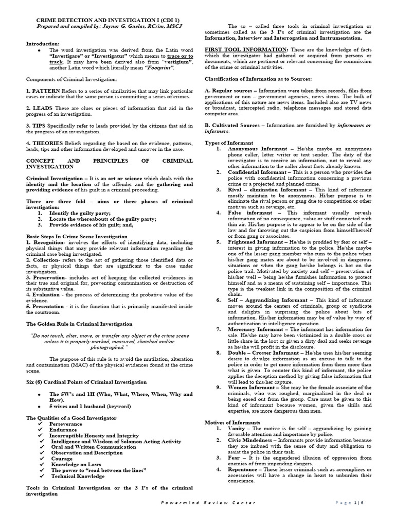 Lecture CDI 1 | PDF | Espionage | Surveillance