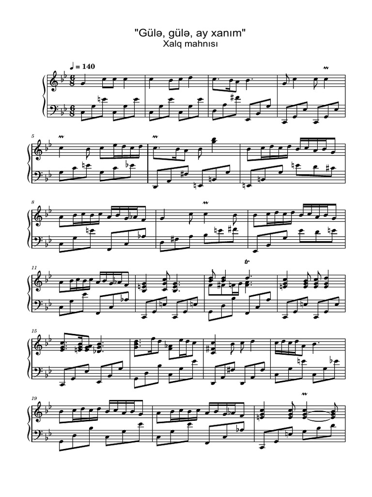 Gule Gule Ay Xanim | PDF