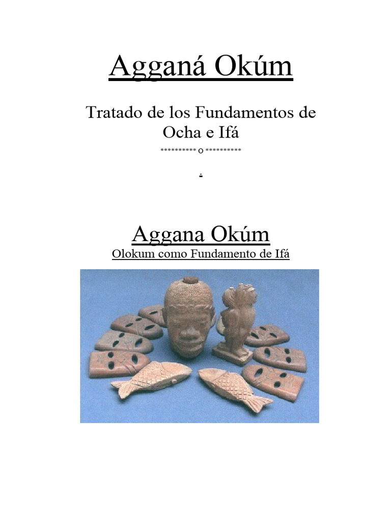 Ceremonias y Camino de Olokun de Ifa | PDF | Religión y espiritualidad