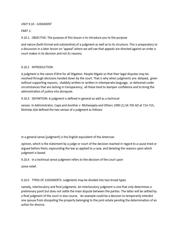 Judgment | Download Free PDF | Judgment (Law) | Appeal