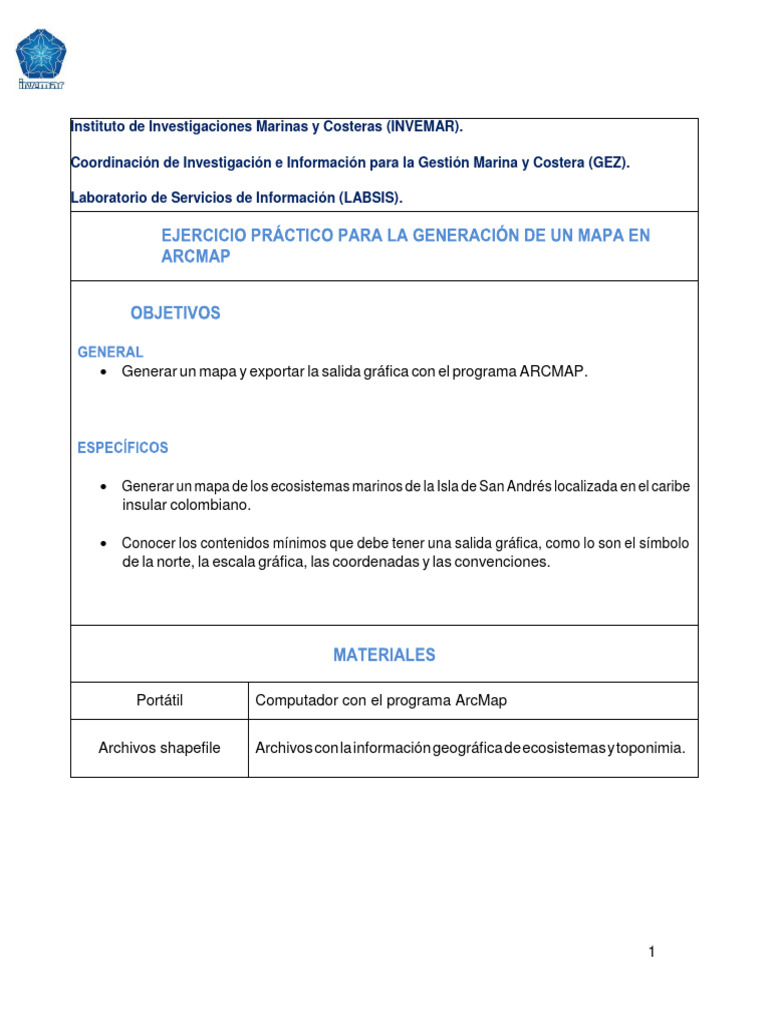 Ejercicio Generar Mapa y Exportar Salida Gráfica ARCMAP | PDF | Ventana (informática) | Software