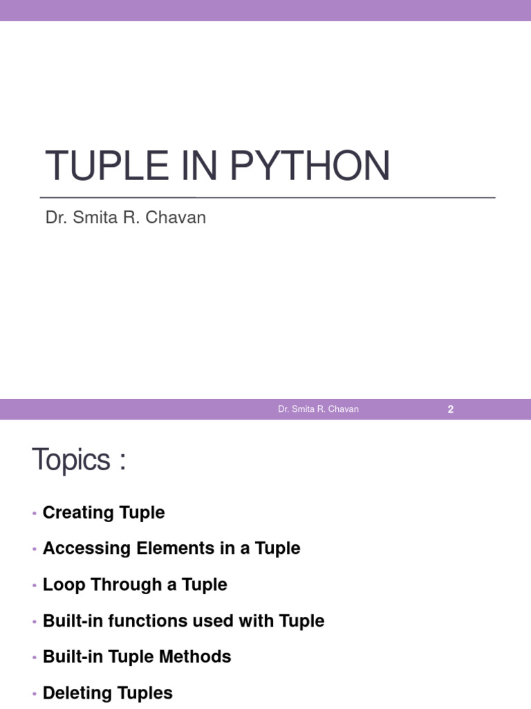 Python Tuple | PDF | Constructor (Object Oriented Programming ... Python Tuple | PDF | Constructor (Object Oriented Programming ...