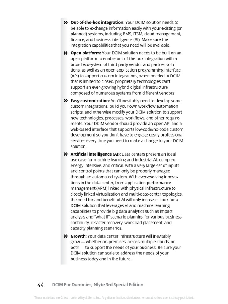 Part 10 - DCIM-For-Dummies - 3rd-Edition | PDF | Cloud Computing | Data Center