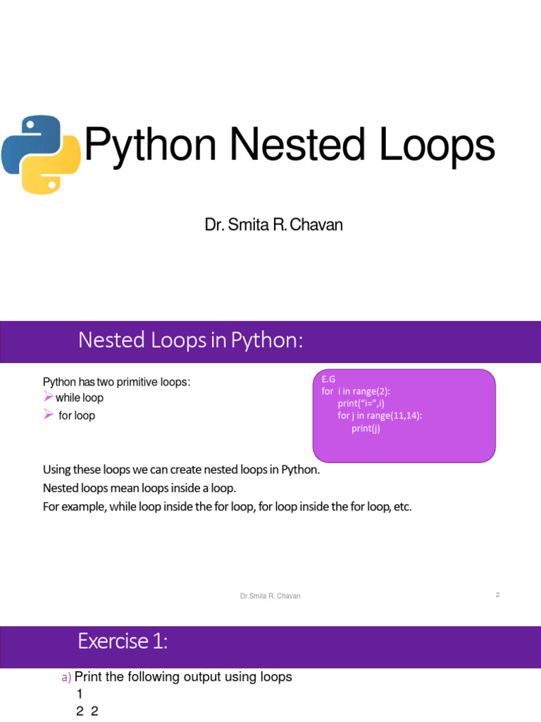 Python NestedLoops | PDF