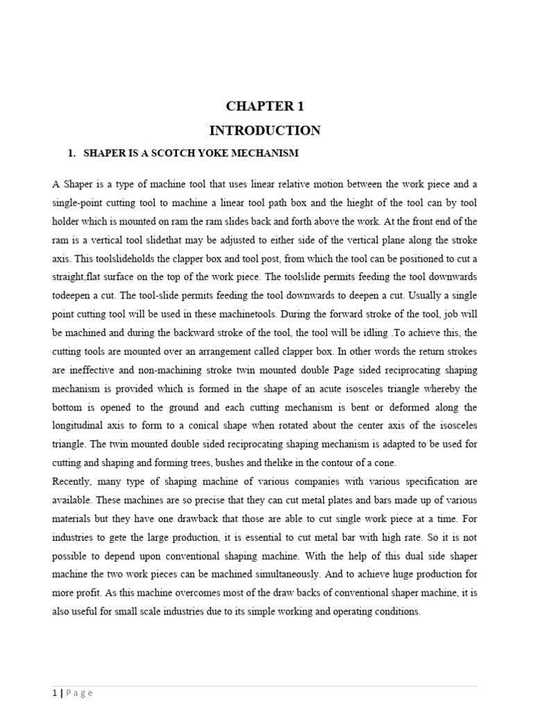 SCOTCH YOKE MECHANISM | PDF | Electric Motor | Mechanical Engineering