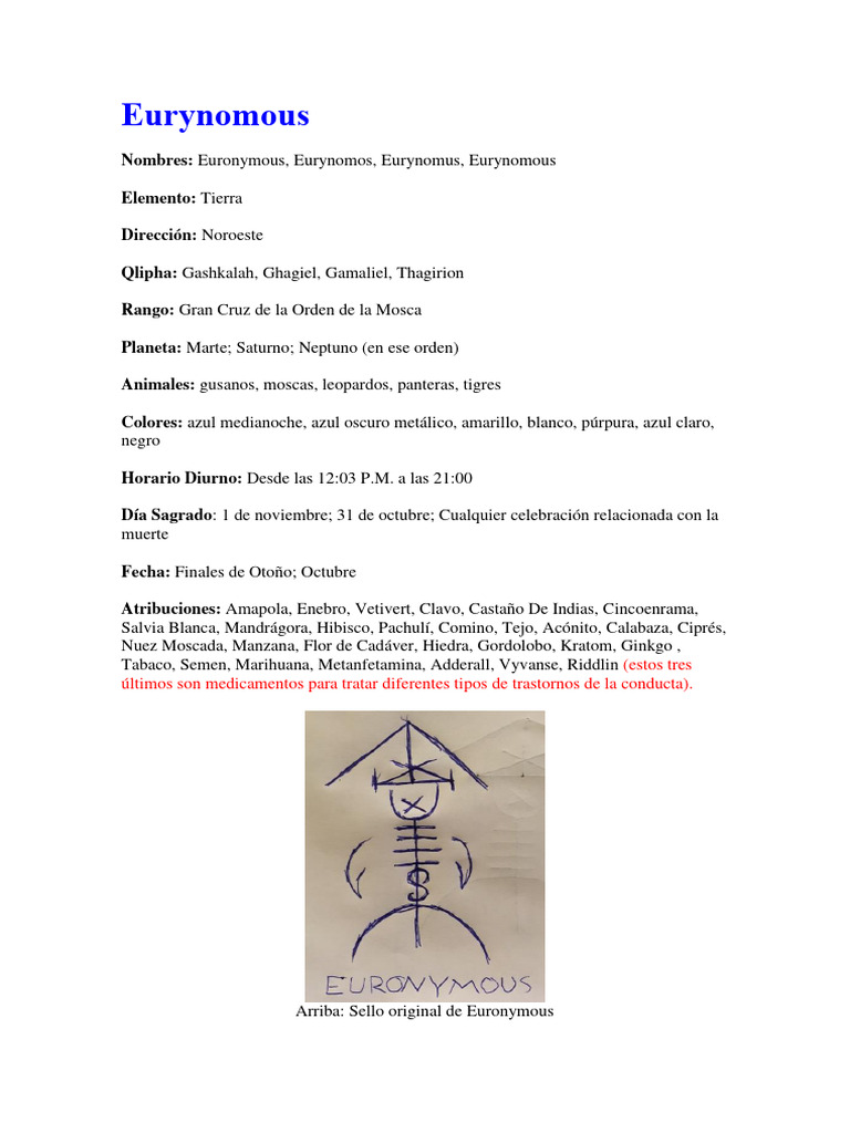 Eurynomous: Dios de la Muerte y Renacimiento | PDF | Mitología nórdica
