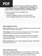 A History of Sears List | PDF | Cataloging | Bibliography
