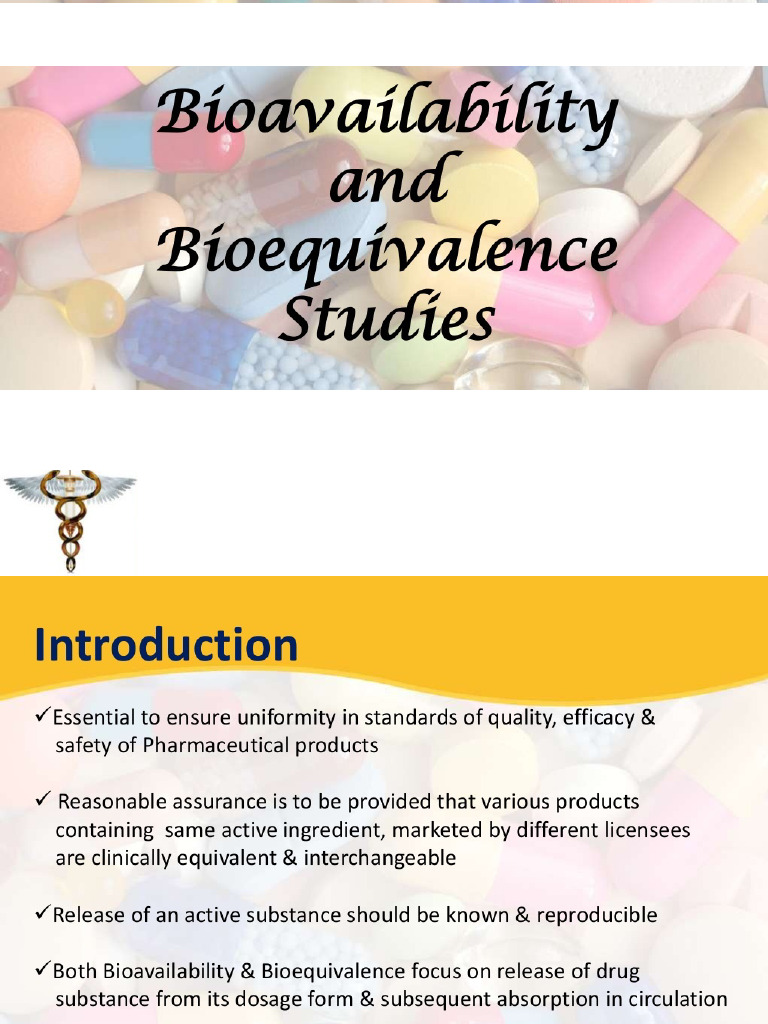 Bioavaillibility and Bioequivalence | PDF