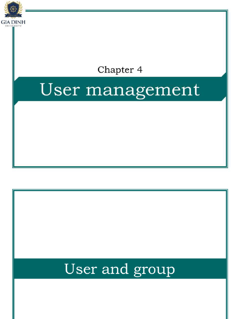 04 UserManagement | PDF