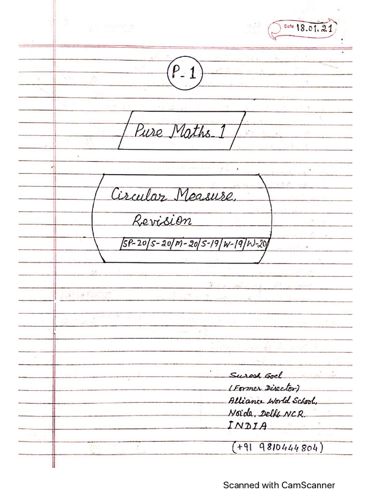 Circular Measure | PDF