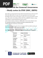 Static GK SSC CGL 2025 Complete | PDF