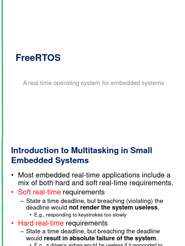 FreeRTOS TaskManagement | Download Free PDF | Thread (Computing) | Kernel (Operating System)