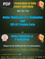 E Nomination Process Flow | PDF | Computing | Information Technology Management