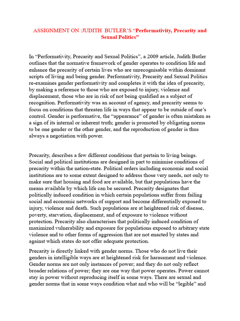 Gender Studies Pdf Gender Gender Studies