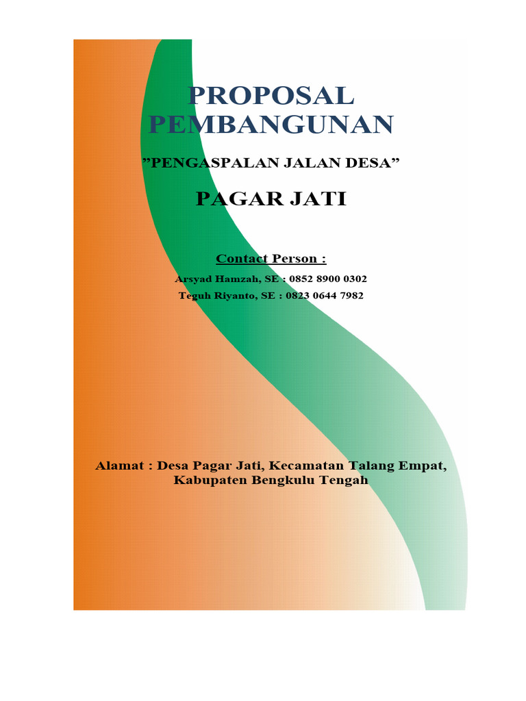 Proposal Jalan | PDF