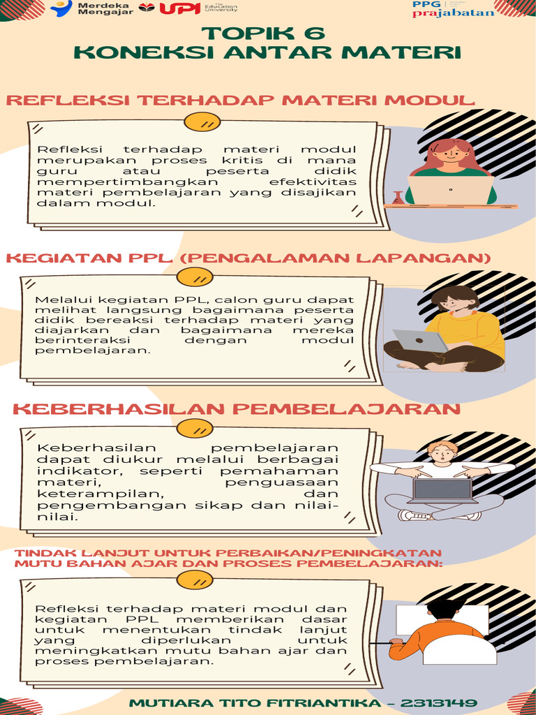Topik 6 Koneksi Antar Materi - MutiaraTF-2313149 | PDF