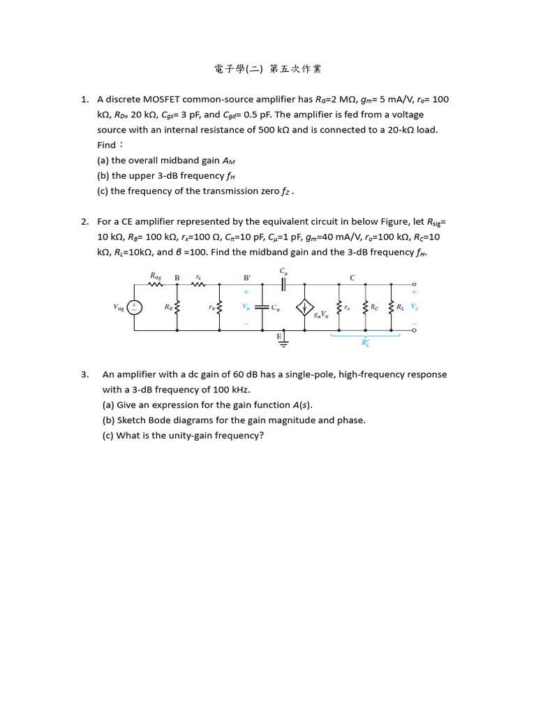 HW5 | PDF | Teaching Methods & Materials | Science & Mathematics