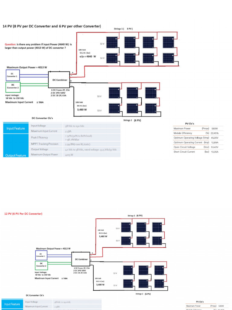 PV Connections For Solar System | PDF