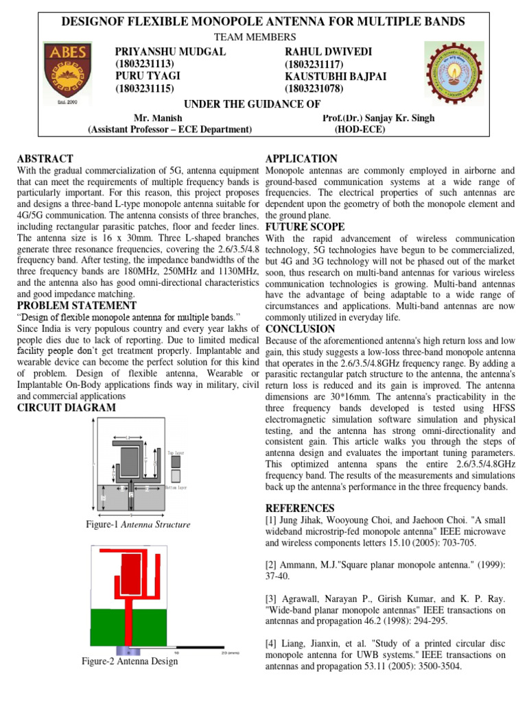 3.2 Poster Format For Refrence Only | PDF | Antenna (Radio) | 4 G