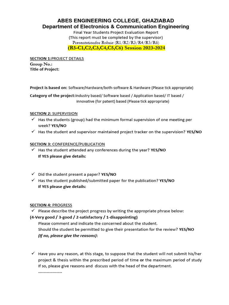 Project Progress Report (2023-24) | Download Free PDF | Methodology