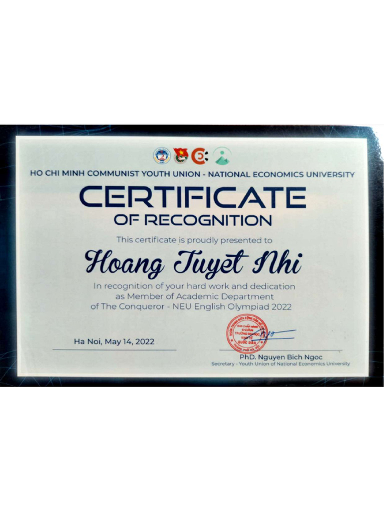 Volunteer - Hoang Tuyet Nhi | PDF