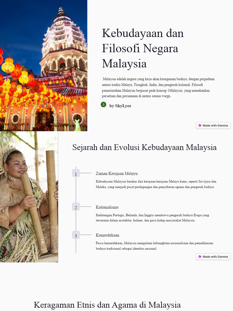 Kebudayaan dan Filosofi Malaysia | PDF | Agama & Spiritualitas