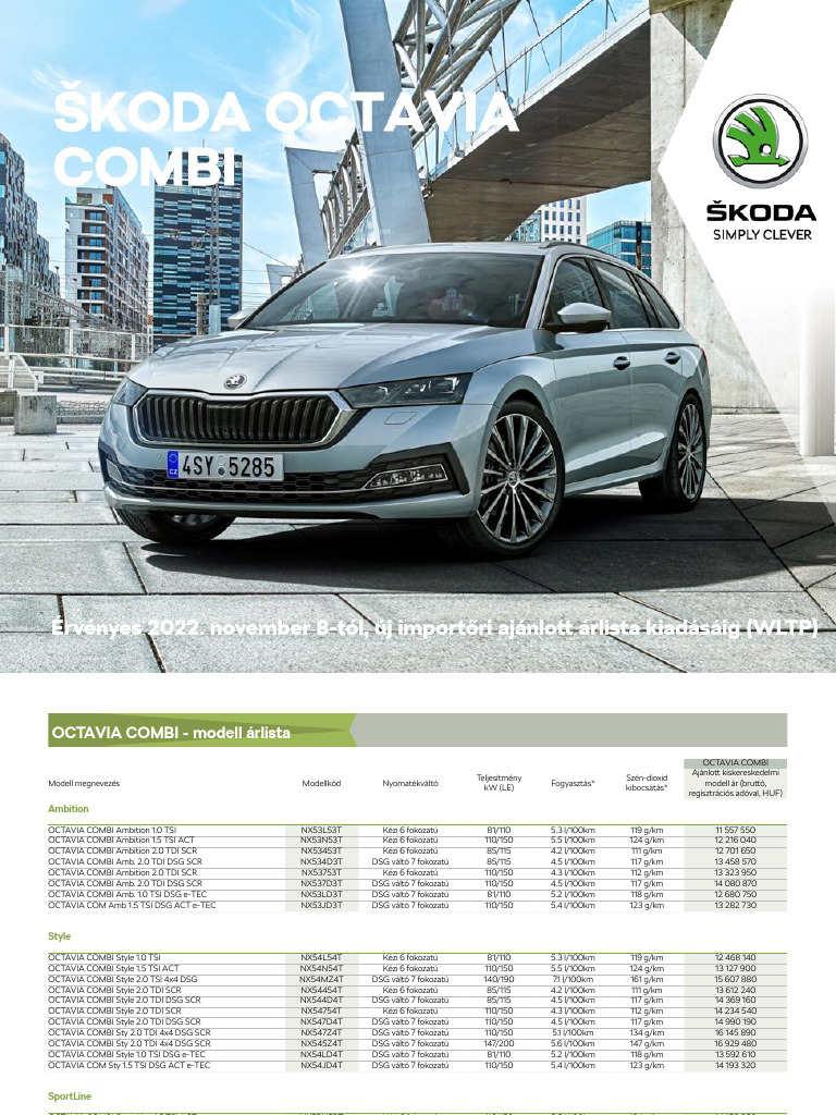 Skoda Octavia 2020 Preisliste Pdf