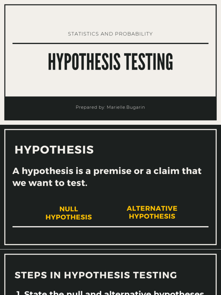 Hypothesis Testingg 2 | PDF | Null Hypothesis | Hypothesis