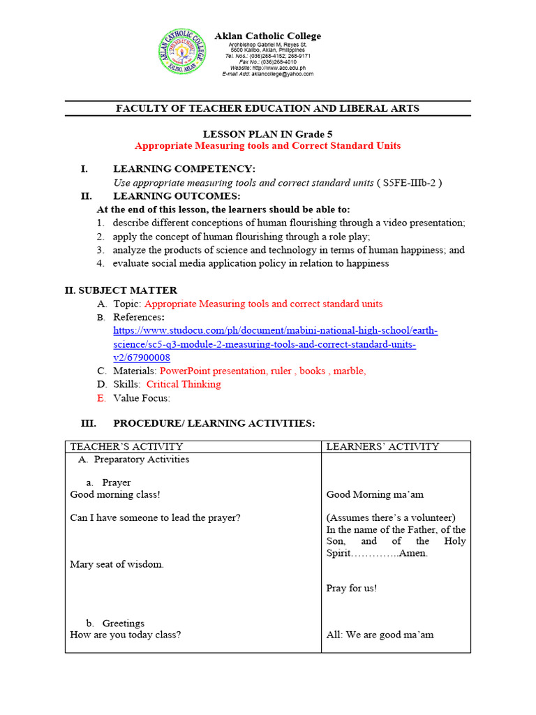 Measuring Tools and Units in Science | PDF | Distance | Measurement