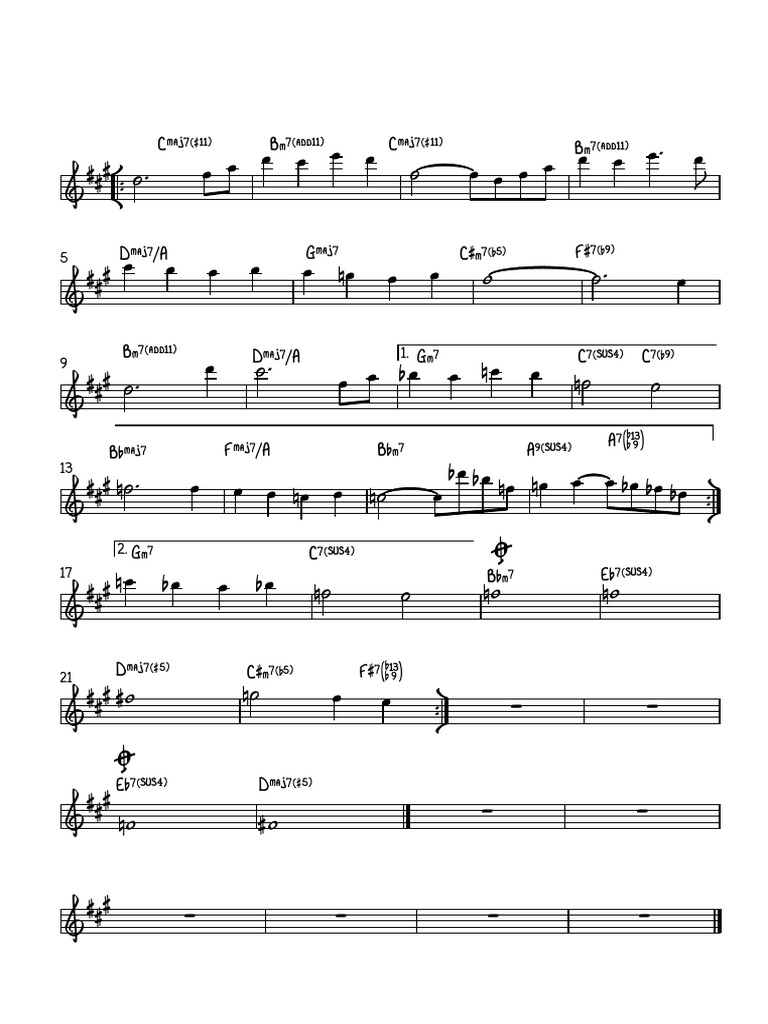 Blossom Alto sax | PDF