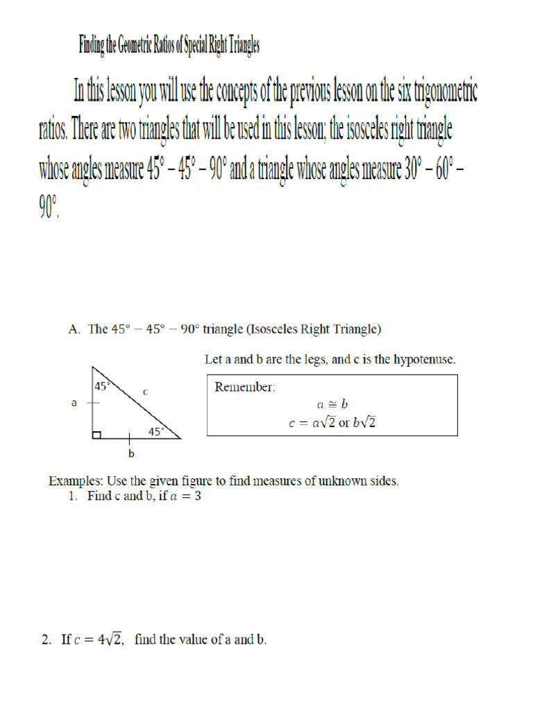 special-triangles | PDF