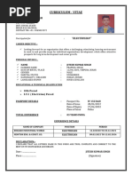 Electrician Work Experience Certificate | PDF