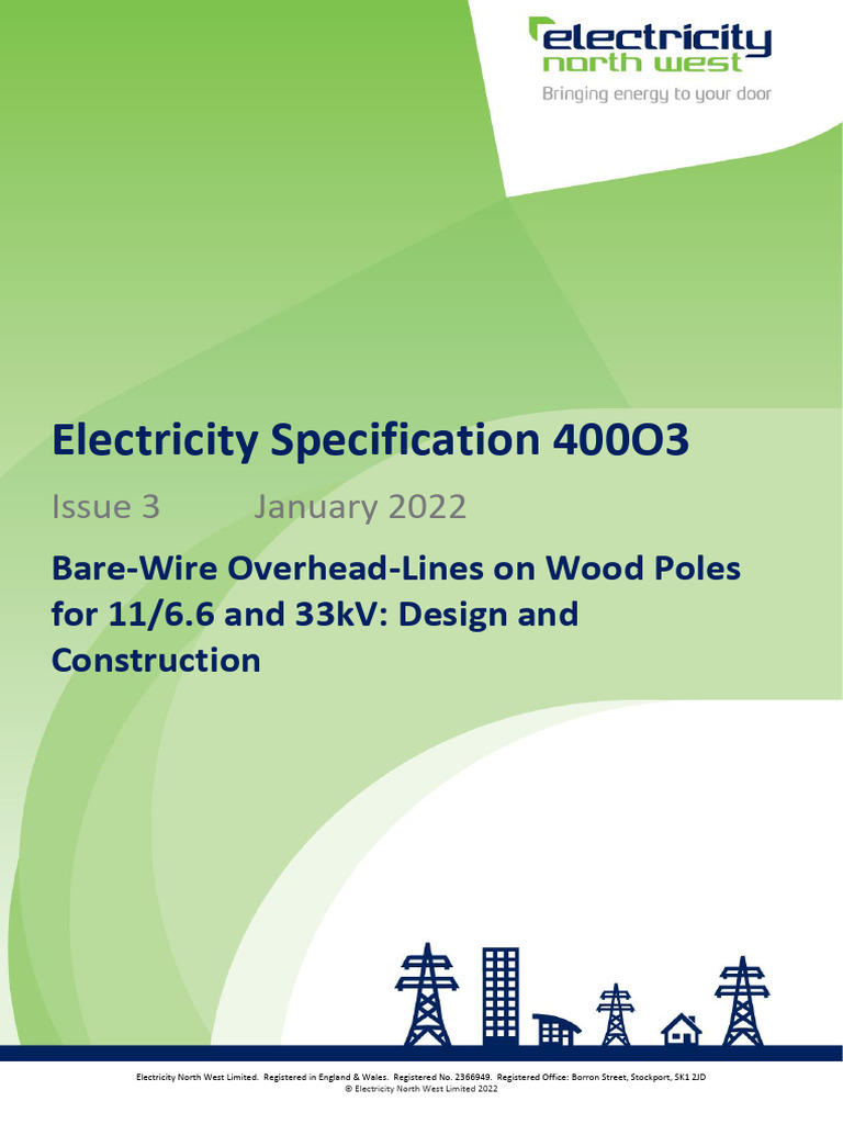 Overhead Line Design Guide | PDF | Electric Power | Electricity