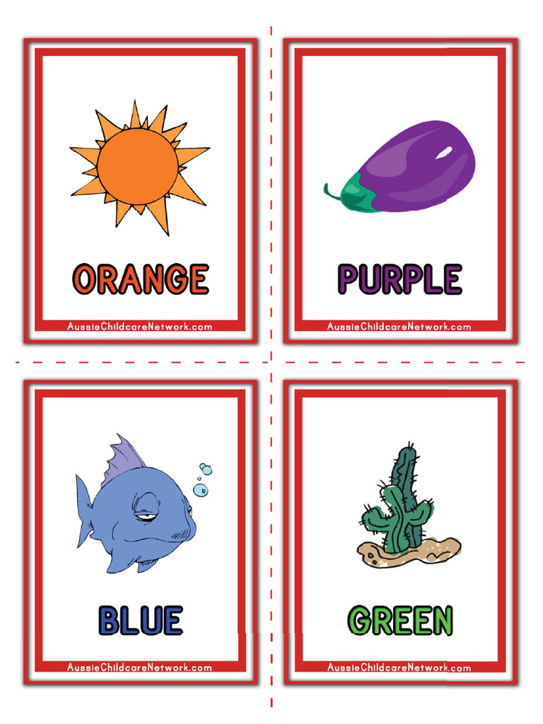 Flash Cards Colours Set2 | PDF