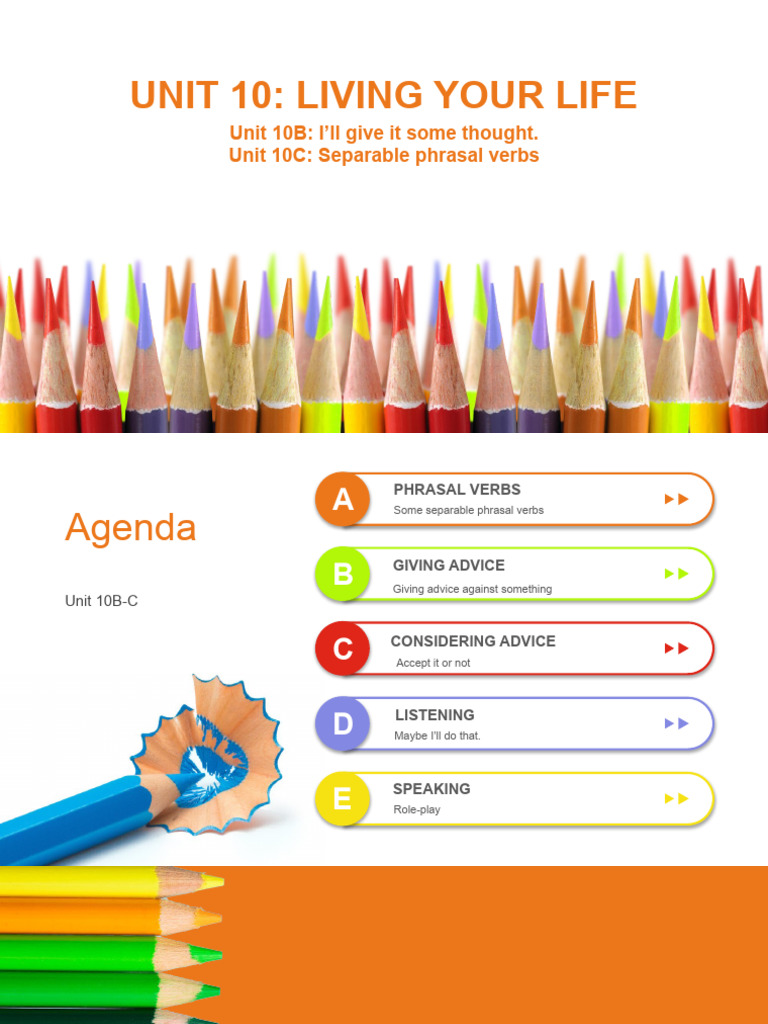 Week 6 - Unit 10B-C - Students - Preclass | PDF | Verb | Linguistic Morphology