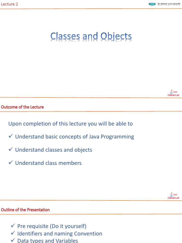 lecture-2-classes-and-objects | PDF | Data Type | Integer (Computer ... lecture-2-classes-and-objects | PDF | Data Type | Integer (Computer ...
