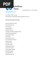 Afrikaans Taal Study Notes Guide | PDF | Verb | Language Mechanics