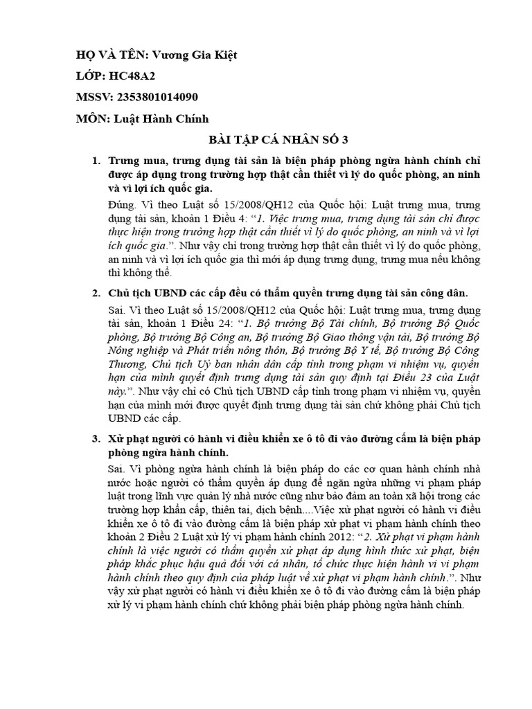 Kiet Hanh Chinh | PDF