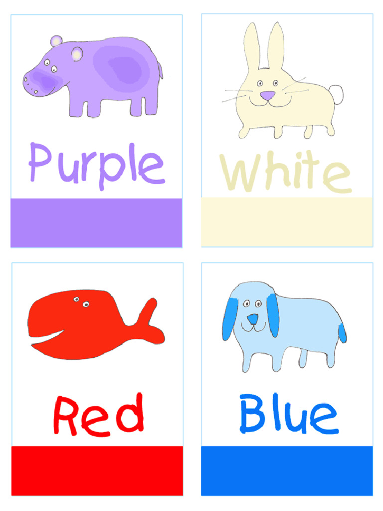 Flash Card Color 21 | PDF