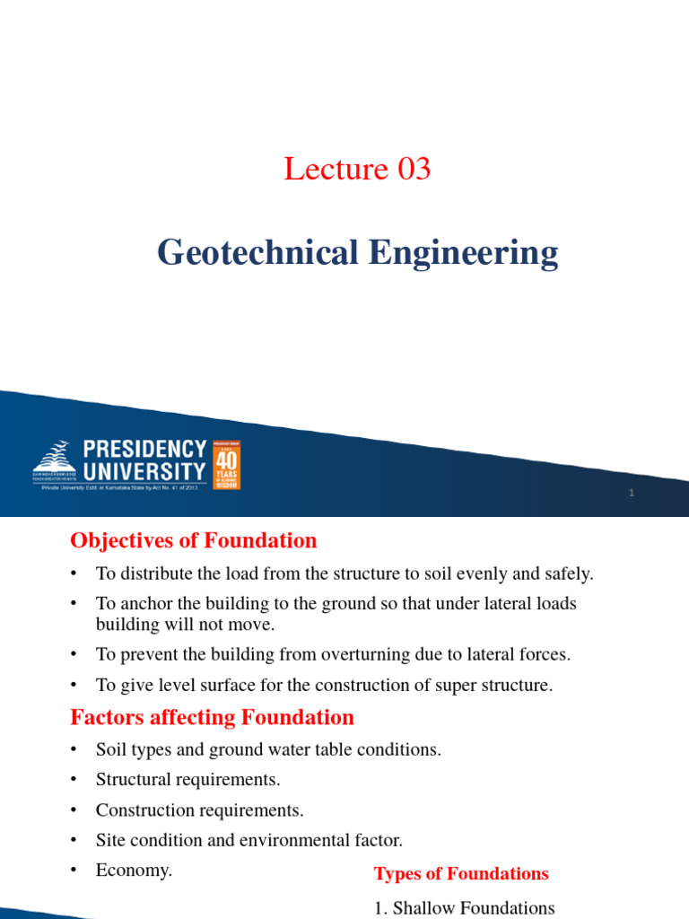 Lecture_03_Elements of Civil Engineering | PDF | Deep Foundation ...